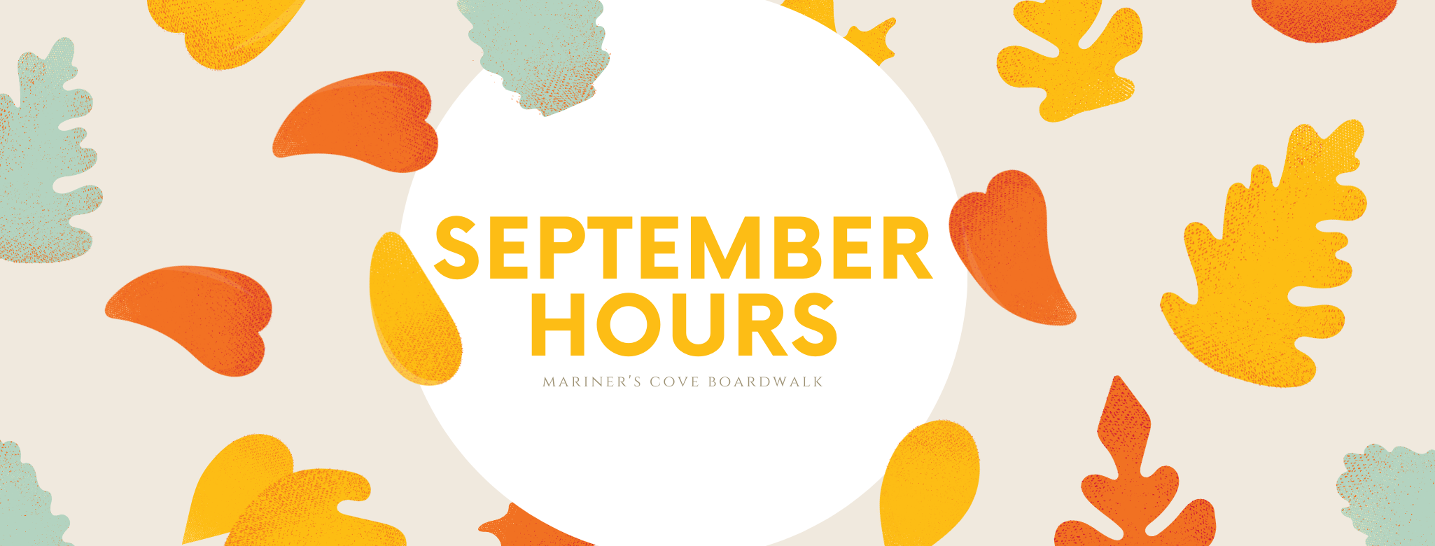 What’s Open in September? – Mariner's Cove Boardwalk