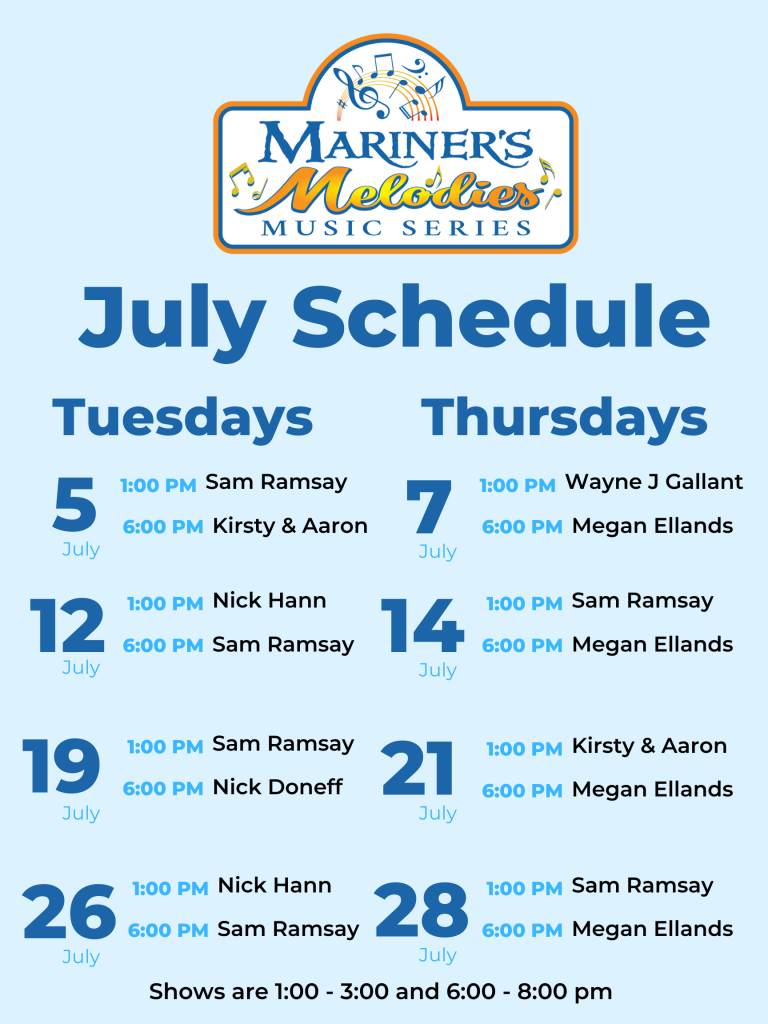 Mariner's Melodies Music Series - Mariner's Cove Boardwalk