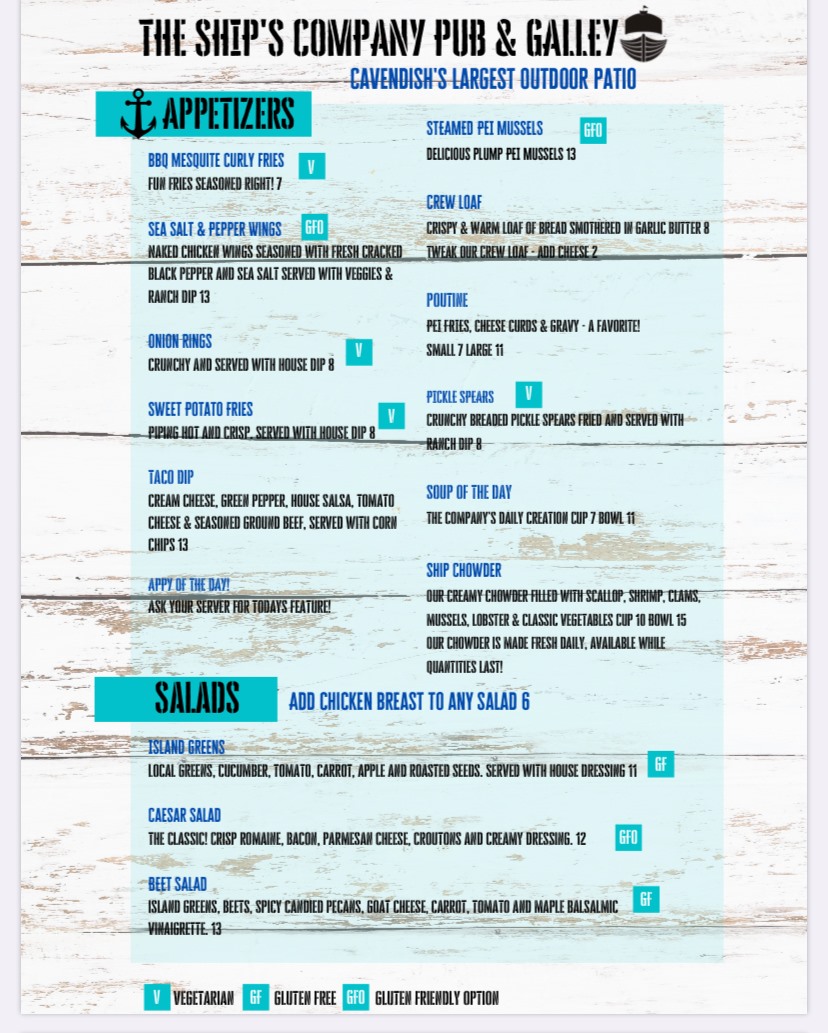 The Ship’s Company Pub and Galley - Mariner's Cove Boardwalk